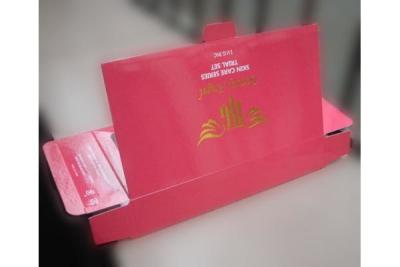 China paper box embossing for sale