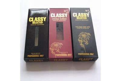 China black die-cut paper box for sale