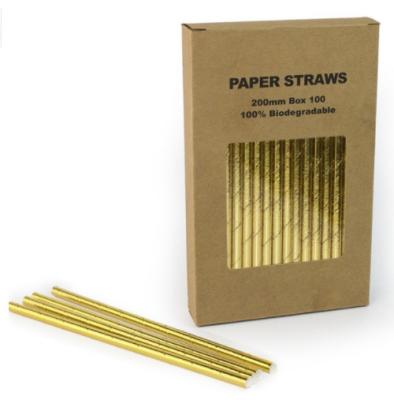 China custom printed stainless steel straw set brown kraft packaging paper box with insert tray holder for sale