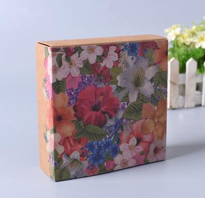 China Eco friendly Recycle Custom Made kraft paper drawer sliding soap box for sale