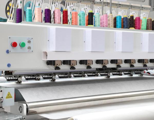 Quality 65 Inch Width Fabric Quilting Embroidery Machine With Fixed Single Sequin for sale