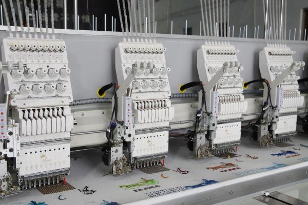 Quality 24 Heads Computer Twin Sequin Embroidery Machine With Auto Cutting System for sale
