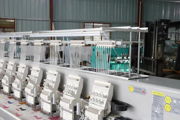 Quality Safety Sequin Attachment Embroidery Machine , Multi Needle Embroidery Machine 28 for sale
