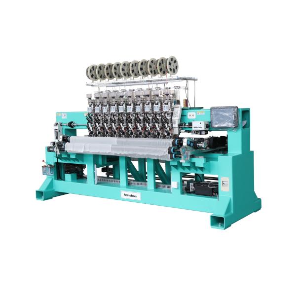 Quality 10 Heads 4 Needle Embroidery Machine Industrial With Beads Sequin Function for sale