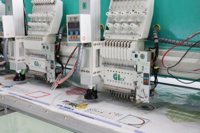 Cina 15 teste Laser Cutting ricamo macchina 220V 380V Full Fabric ricamo macchina in vendita