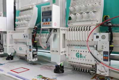 Cina Macchina di ricamo a corda computerizzata, Macchina di ricamo a taglio laser 18 teste in vendita