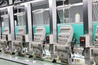 China Computerized Cording Embroidery Machine , Laser Cut Embroidery Machine 18 Head for sale