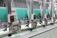 China Computerized Cording Embroidery Machine , Laser Cut Embroidery Machine 18 Head for sale