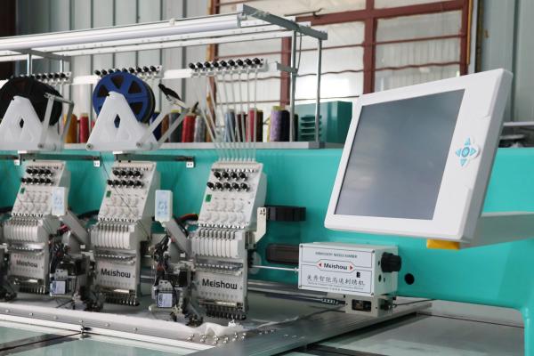 Quality 20 Head Embroidery Machine , Multi Color Embroidery Machine 9 Needles with 6 for sale