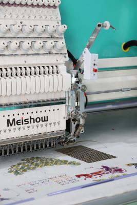 China Safety Single Sequin Embroidery Machine 15 Needle 10 Heads With Cording Device for sale