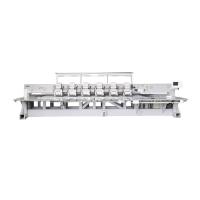China Six Head Embroidery Machine Computerized  Twin Sequin Embroidery Computer Machine for sale