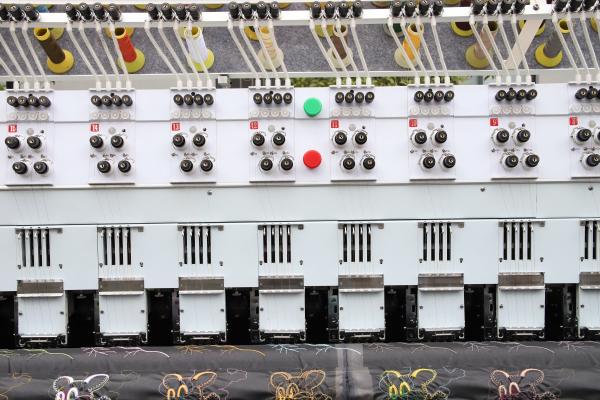 Quality Automation Cotton Quilting Embroidery Machine 22 Heads 4 Colors for sale