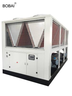 China Semi-enclosed  twin-screw Compressor air Cooled Chiller For Plastic Injection Molding for sale