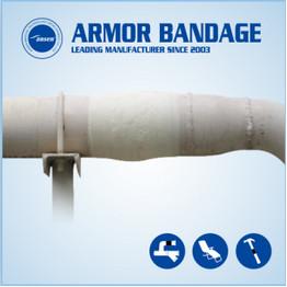China 100mm 4.6m Ansen Black Pipe Wrap Repair Bandage Fix it Wrap Repair Tape Fiberglass Fix Tape for sale