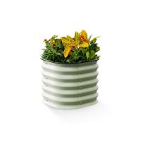 Quality Corrosion Resistance Galvanized Metal Planter Box Light Green 24"D*24"W*17"H for sale