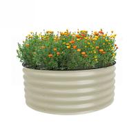 Quality 3.5*1.4Ft Galvanized Round Raised Garden Beds For Flower Ruggedized for sale