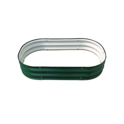 China 3.4ftx2ftx8  Tall Galvanizado Levantado Camas de Jardim Exteriores caixa de plantação de metal para plantação de vegetais anti-ferrugem fácil de instalar à venda