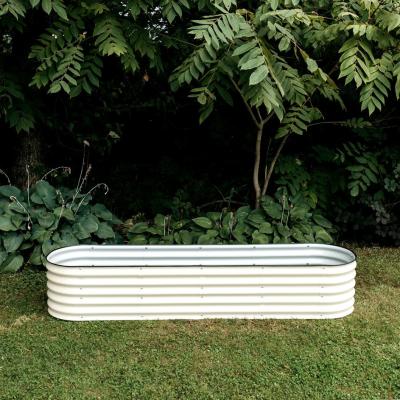 China 7.9x2x1.4ft aço galvanizado camas de flores elevadas resistência ao tempo à venda