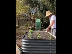 En forme de U 1,5ft * 8ft Trellis de concombre métallique pour le lit surélevé support de culture de légumes jardin