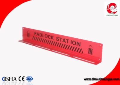 China ZC-S004 CE Durable Red Lock Out Station Steel Material 547g Weight for sale