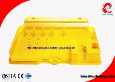 China Yellow Lock Out Station Contain 5 Padlocks  Integrated High - Class for sale