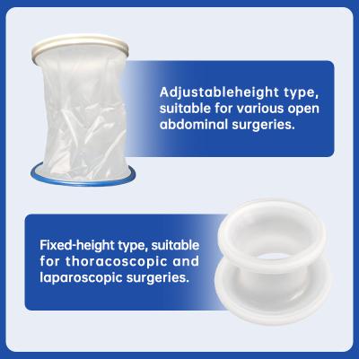China Adjustable Height Incision Protector Disposable Surgical Wound Retractor Fixed Options for sale