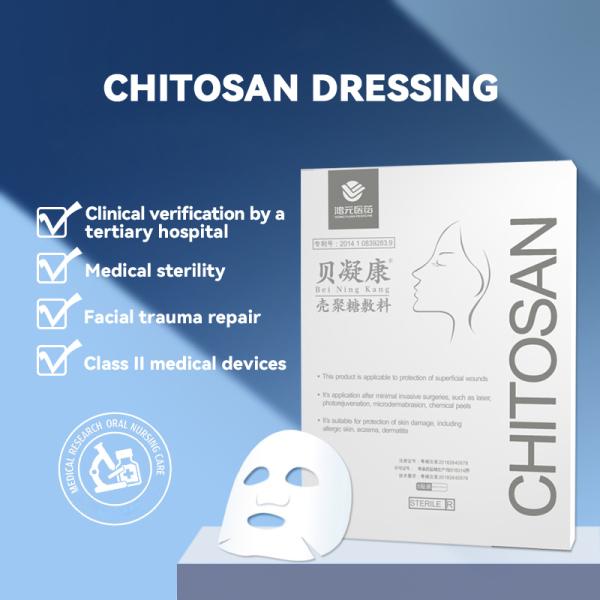 Quality Medical Grade Chitosan Face Mask For Fractional Laser And Chemical Peel Aftercare for sale