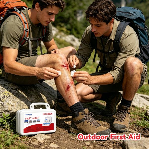 Quality Medical Grade OP705 First Aid Kit 13pcs First Aid Box Supplies For Household Travel for sale
