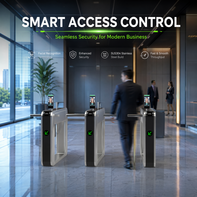 KMS-G6507 Open Frame Tripod Turnstile access control gate