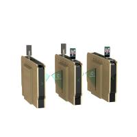 China Bidirectional Wing Gate Turnstile Pedestrian Passage With Barcode Reader / Card Reader for sale