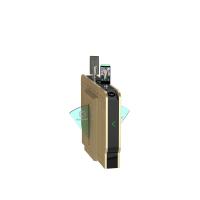 China Bidirectional Wing Gate Turnstile Pedestrian Passage With Barcode Reader / Card Reader for sale