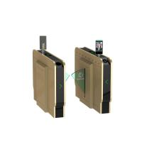 China Bidirectional Wing Gate Turnstile Pedestrian Passage With Barcode Reader / Card Reader for sale