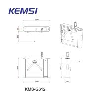 China Low Noise Tripod Security Gates  , Automatic Reset Tripod Barrier Gate for sale