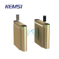 China Wing Barrier Gate Access Control System Integrated RFID Card Reader And QR Scanner for sale