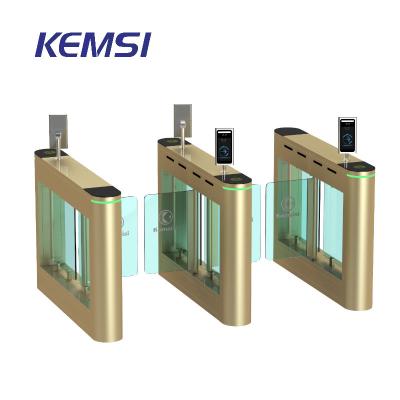 China 30-40 people/min Swing Barrier Gate , Security Turnstile Gate With Face Recognition for sale