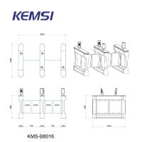 China Turnstile Security Systems Swing Gates Visitor Registration QR Code Turnstile for sale