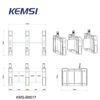 China Cinema Swing Gate Turnstile Multi Channel Fast Entry For Entrance Ticket Checking System for sale