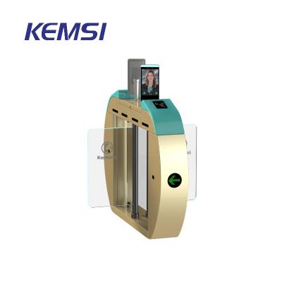 China Residential Swing Barrier Turnstile , Facial Recognition Gate 0.5 Seconds Opening for sale