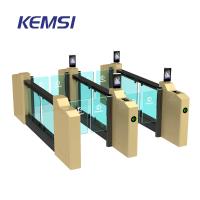 China Dual Identification Speed Gate Access Control Smarter Security Turnstiles 150W for sale