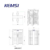 China Full Height Rotating Turnstile For Attendance / Access Control Management for sale