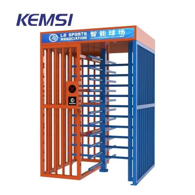 China Outdoor Access Control Turnstile Gate Full Height Rotating Turnstile With Facial Recognition for sale