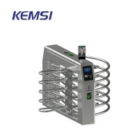 China Automatic Reset Half Height Turnstile Gate Access Control For Pedestrian Flow Separation for sale