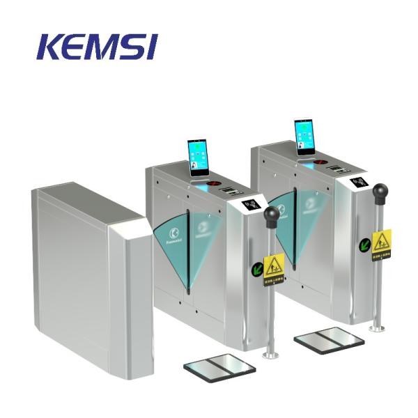 Quality ESD Turnstile Gate , Wing Gate Turnstile Access Control For Cleanroom for sale