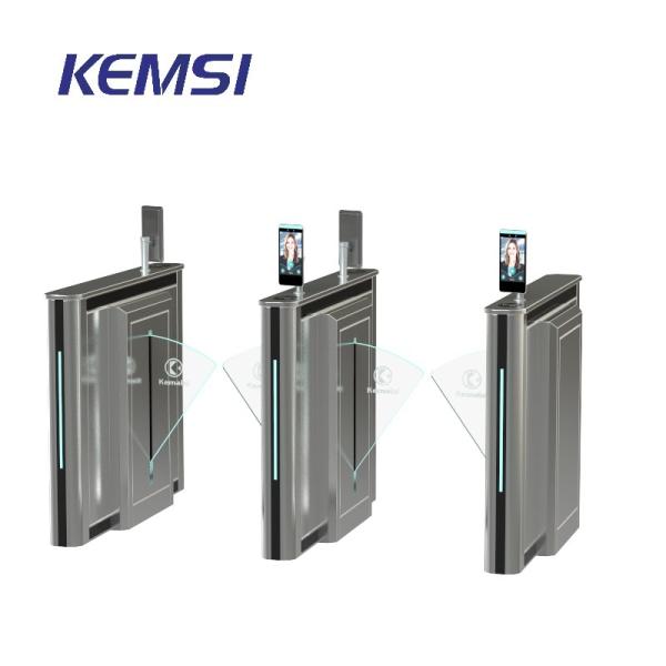Quality Precise Time Control Wing Barrier Fast Passage Stainless Steel Turnstile Gate for sale