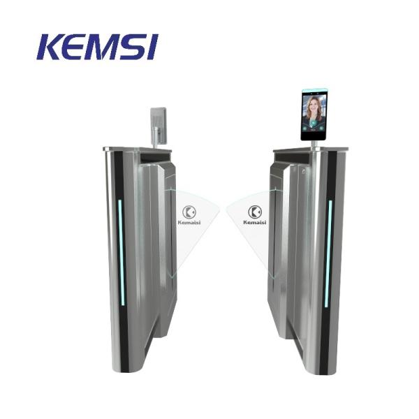 Quality Precise Time Control Wing Barrier Fast Passage Stainless Steel Turnstile Gate for sale