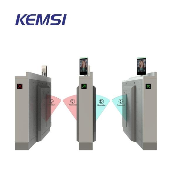 Quality QR Code Recognition Automatic Swing Barrier Gate SUS304 With Brushless Motor for sale