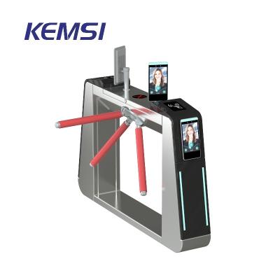 China Amusement Park Tripod Gate Barrier , Playground Automated Turnstiles 50W for sale