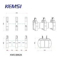 China Swing Gate turnstile For Visitor QR Code Entrance Management System for sale
