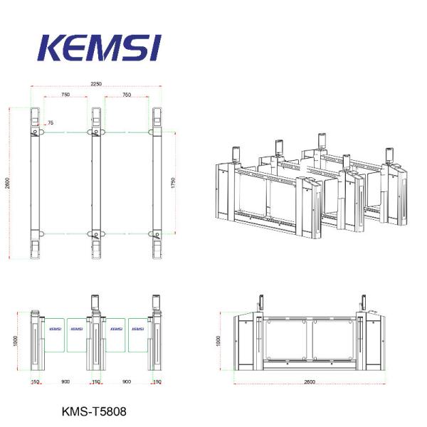 Quality Dual Verification Speed Gate Suitable For Airports And Customs for sale