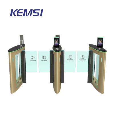 China 304 Stainless Steel Speed Gate Turnstile 100W With Biometric / Card Reading Functions for sale